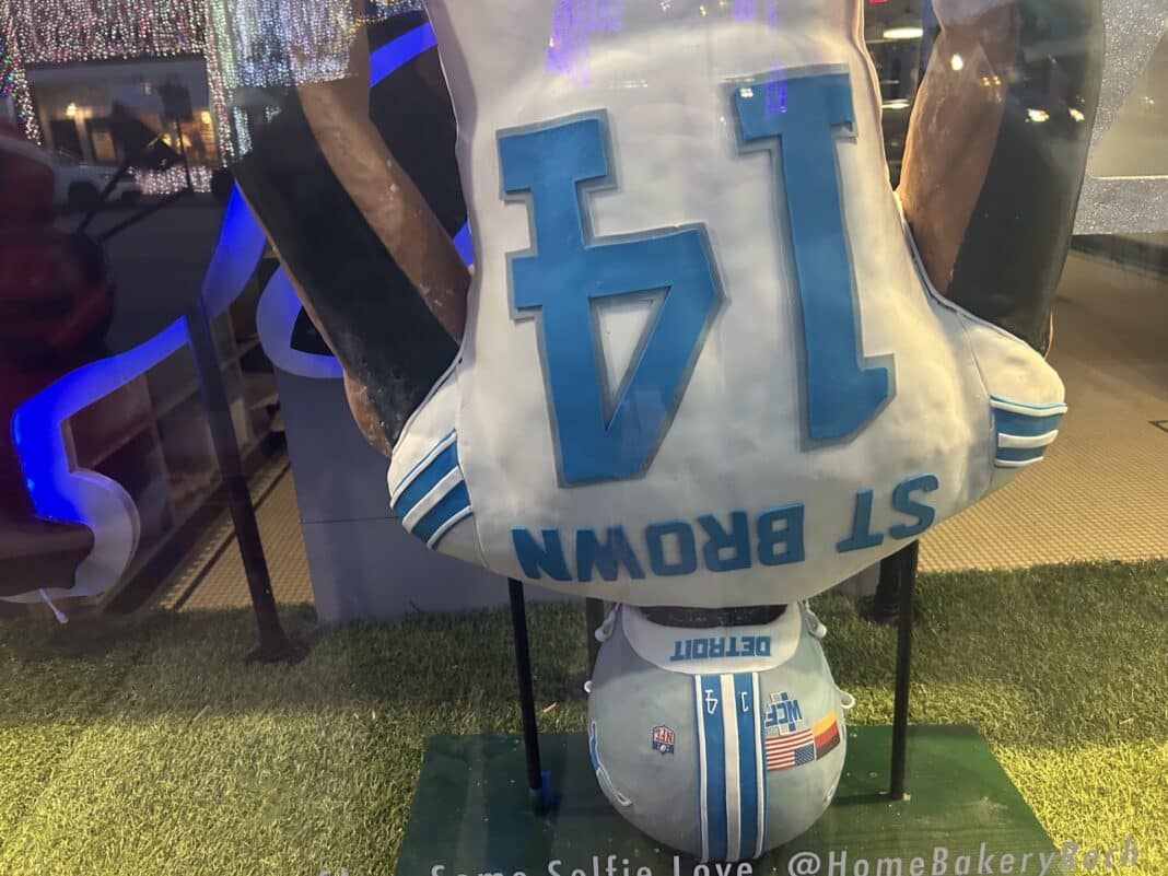 Rochester Bakery Displays Life-Sized Amon-Ra St. Brown Headstand ...