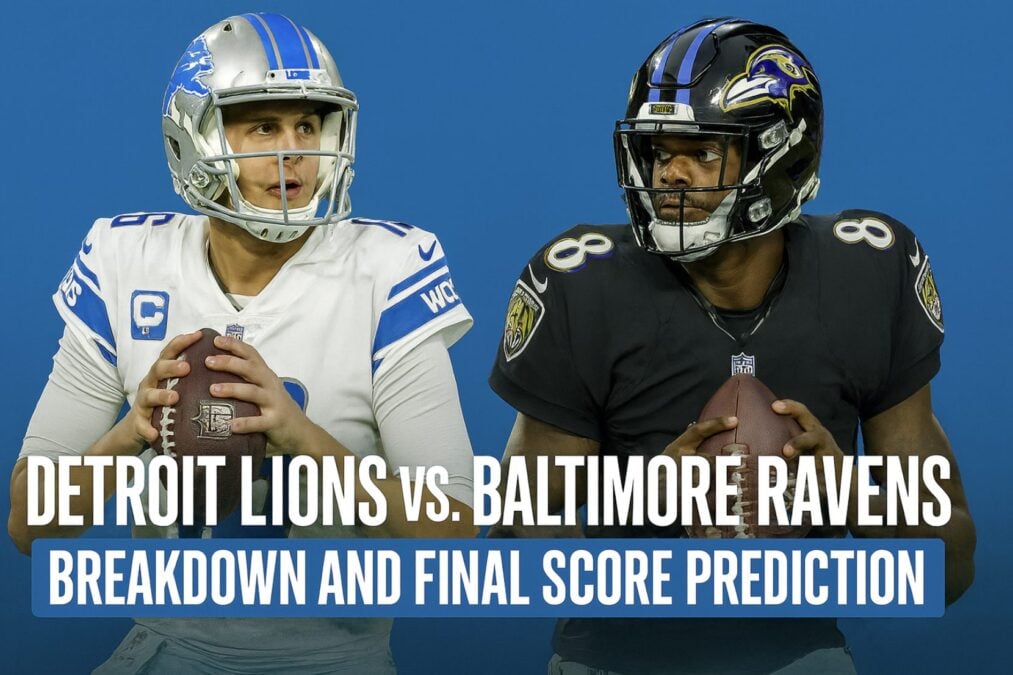 Detroit Lions vs. Baltimore Ravens Breakdown and Final Score Prediction ...