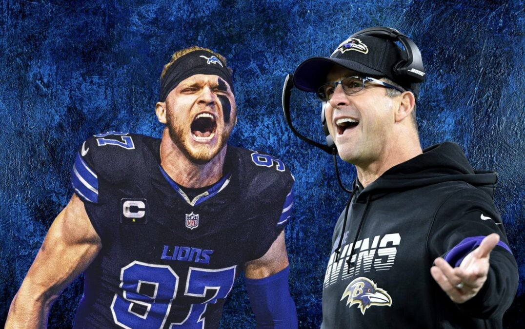 John Harbaugh Sounds Alarm on Detroit Lions’ Offense, Aidan Hutchinson ...