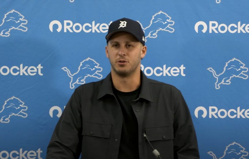 Jared Goff Reveals Truth About Jahmyr Gibbs Following Epic Performance ...