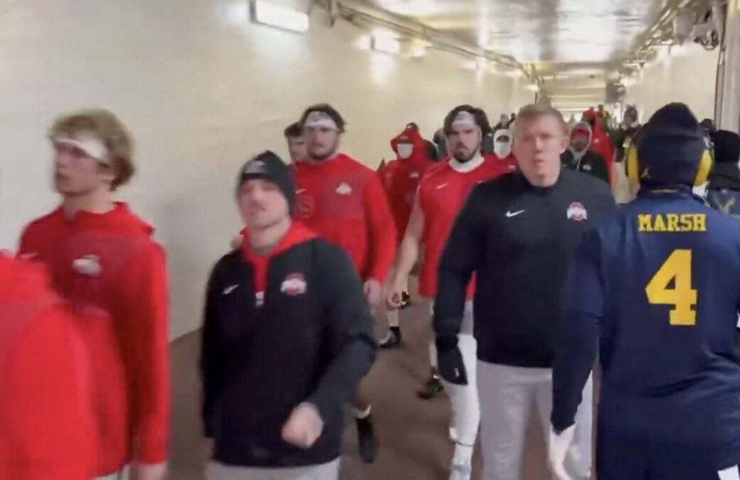 Viral Video Shows Michigan WR Andrew Marsh Standing His Ground in Fiery ...