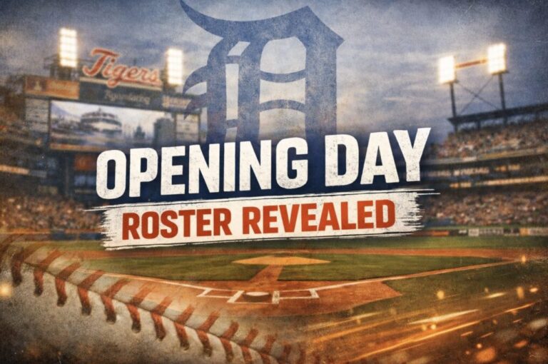 Detroit Tigers Reveal 2026 Opening Day Roster - Detroit Sports Nation