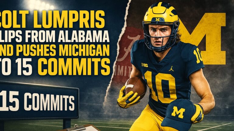 Michigan Lands Colt Lumpris, Reaches 15 Commits - Detroit Sports Nation