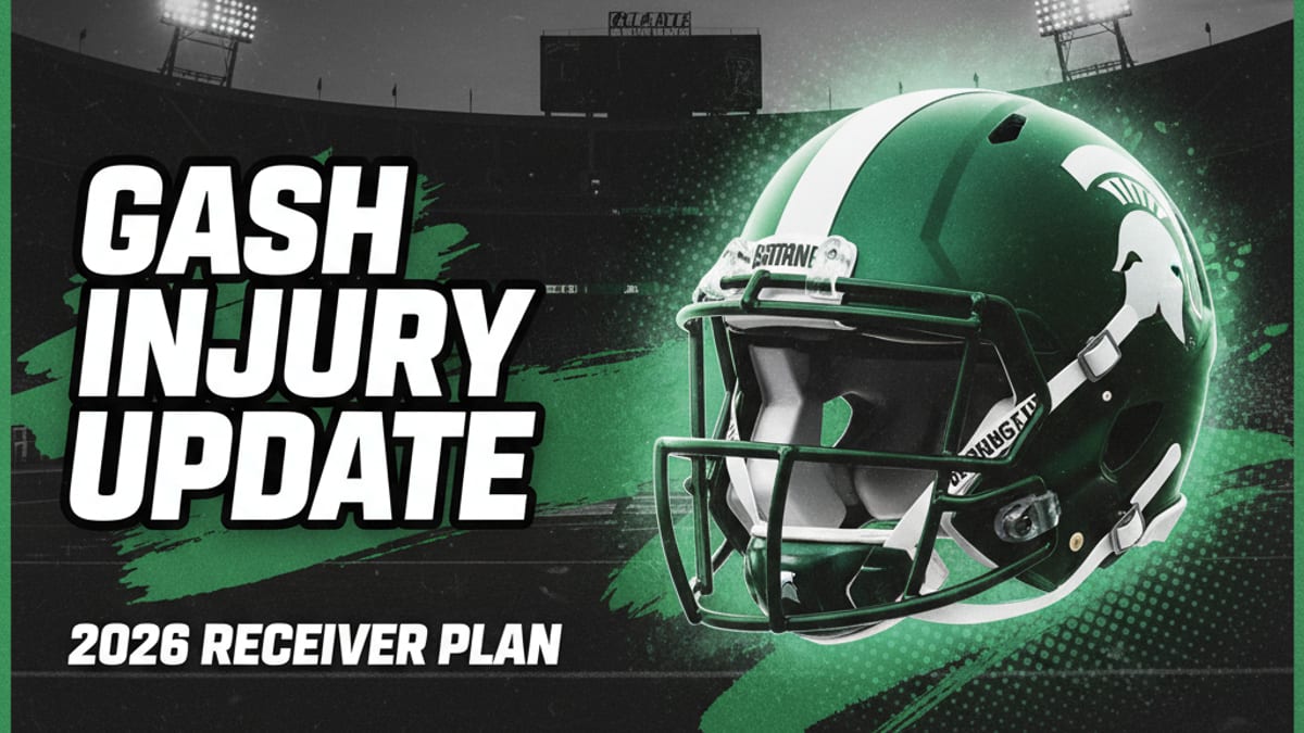 MSU Receiver Plan Shifts After Samson Gash Injury - Detroit Sports Nation