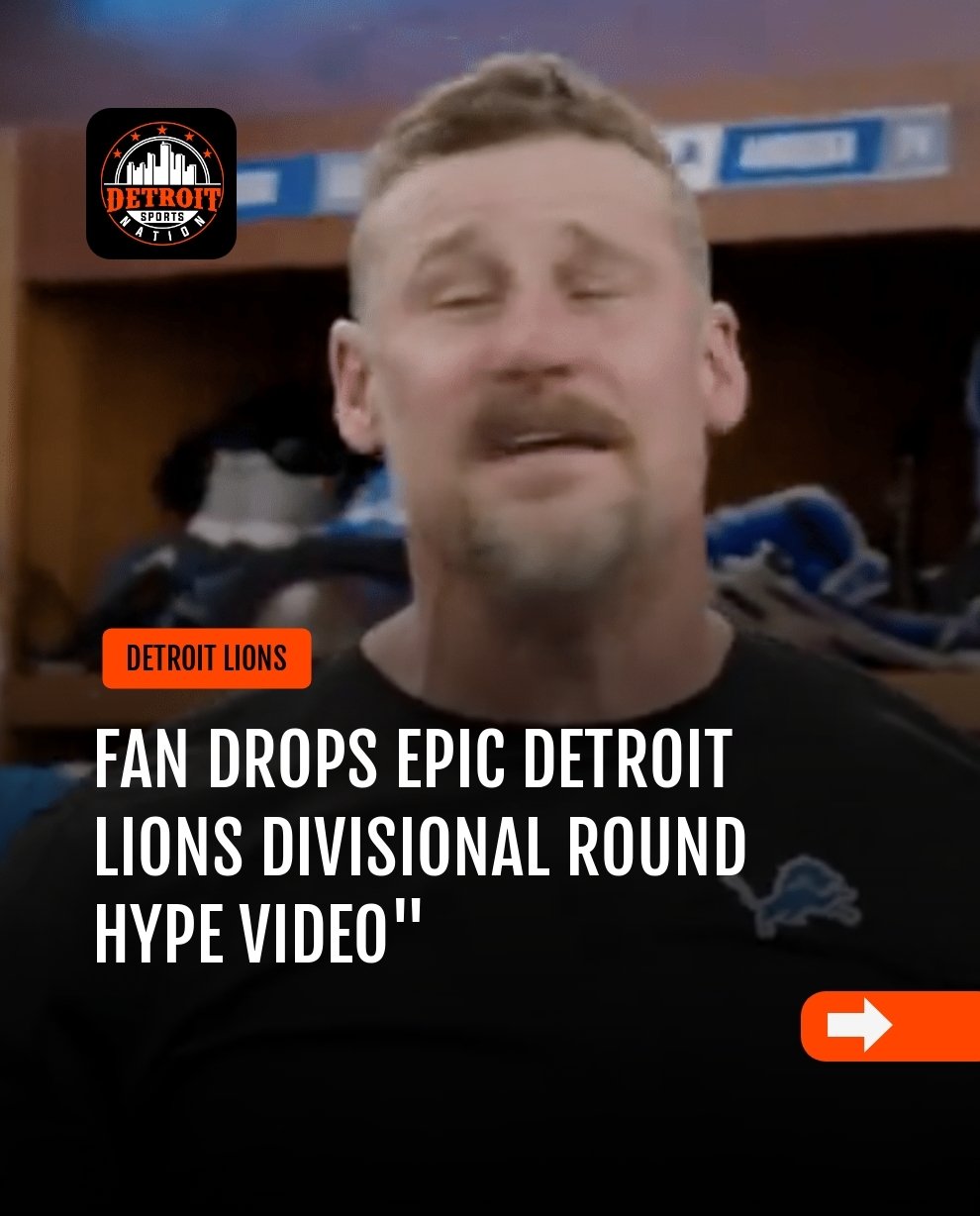 Fan Drops EPIC Detroit Lions Divisional Round Hype Video" - Detroit ...