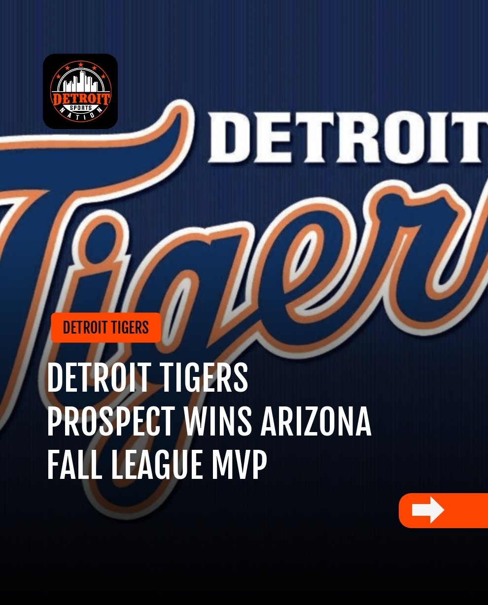 Detroit Tigers Prospect Wins Arizona Fall League MVP - Detroit Sports ...