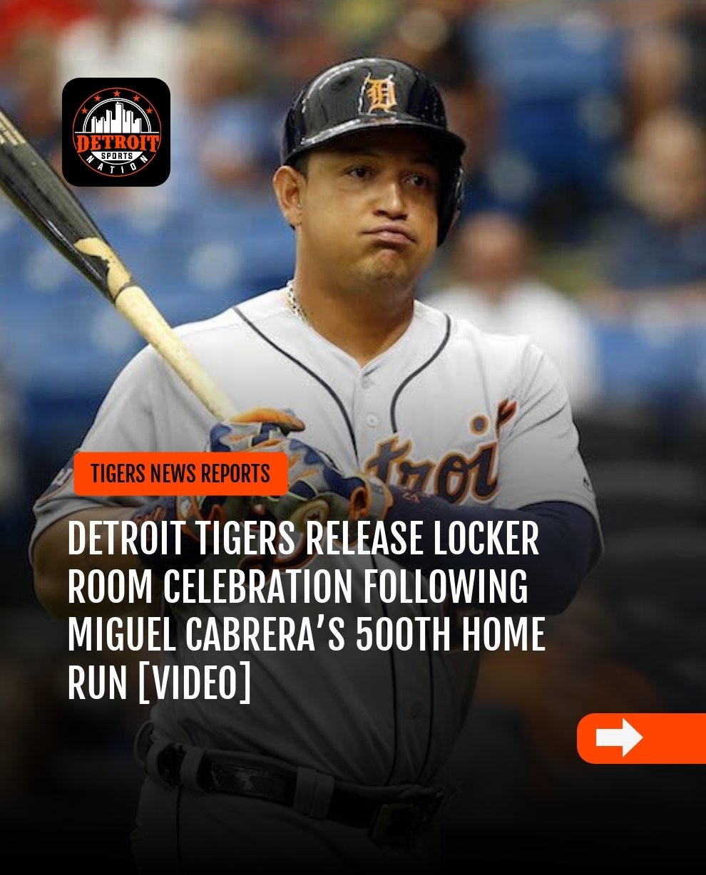 Detroit Tigers release locker room celebration following Miguel Cabrera ...