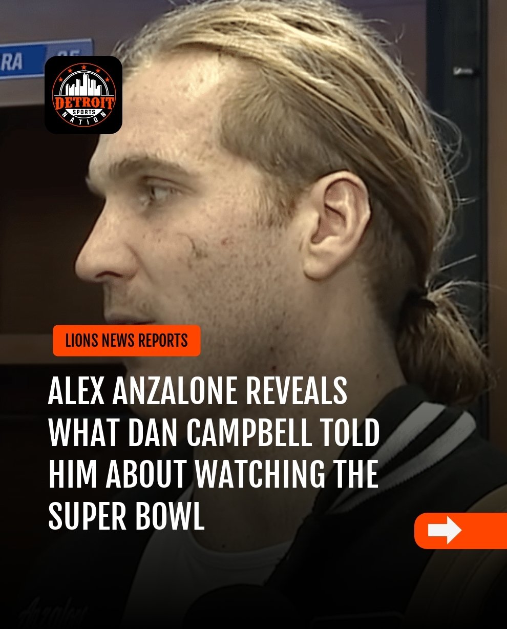 Alex Anzalone reveals what Dan Campbell told him about watching the ...