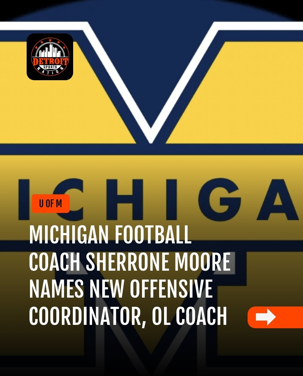 Michigan Football coach Sherrone Moore names new offensive coordinator ...