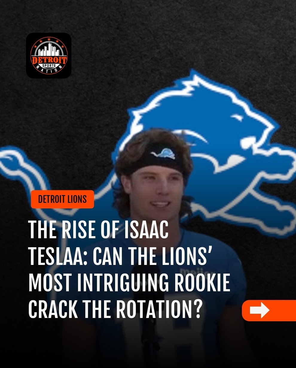 The Rise of Isaac TeSlaa: Can the Lions’ Most Intriguing Rookie Crack ...