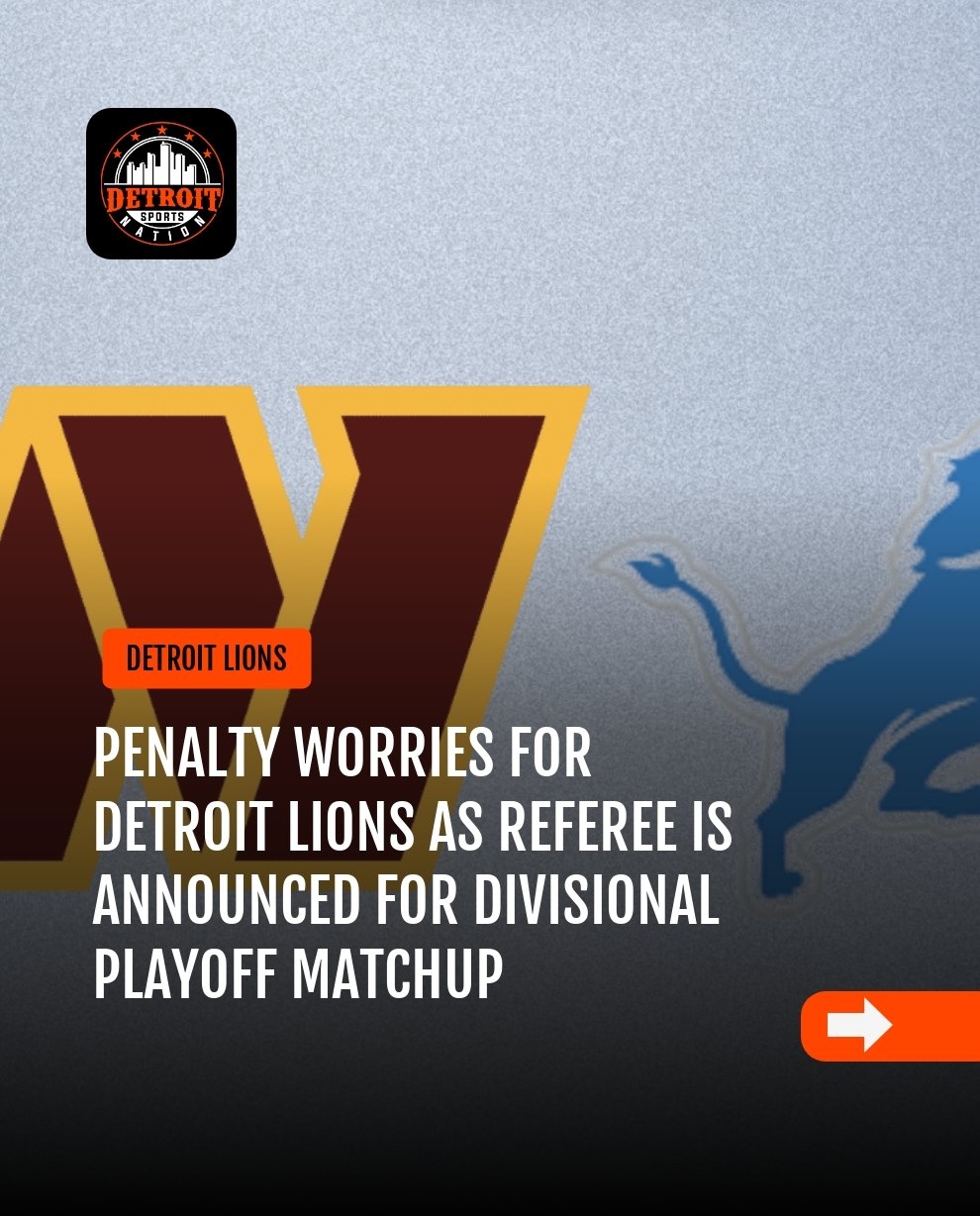 Penalty Worries for Detroit Lions as Referee is Announced for ...