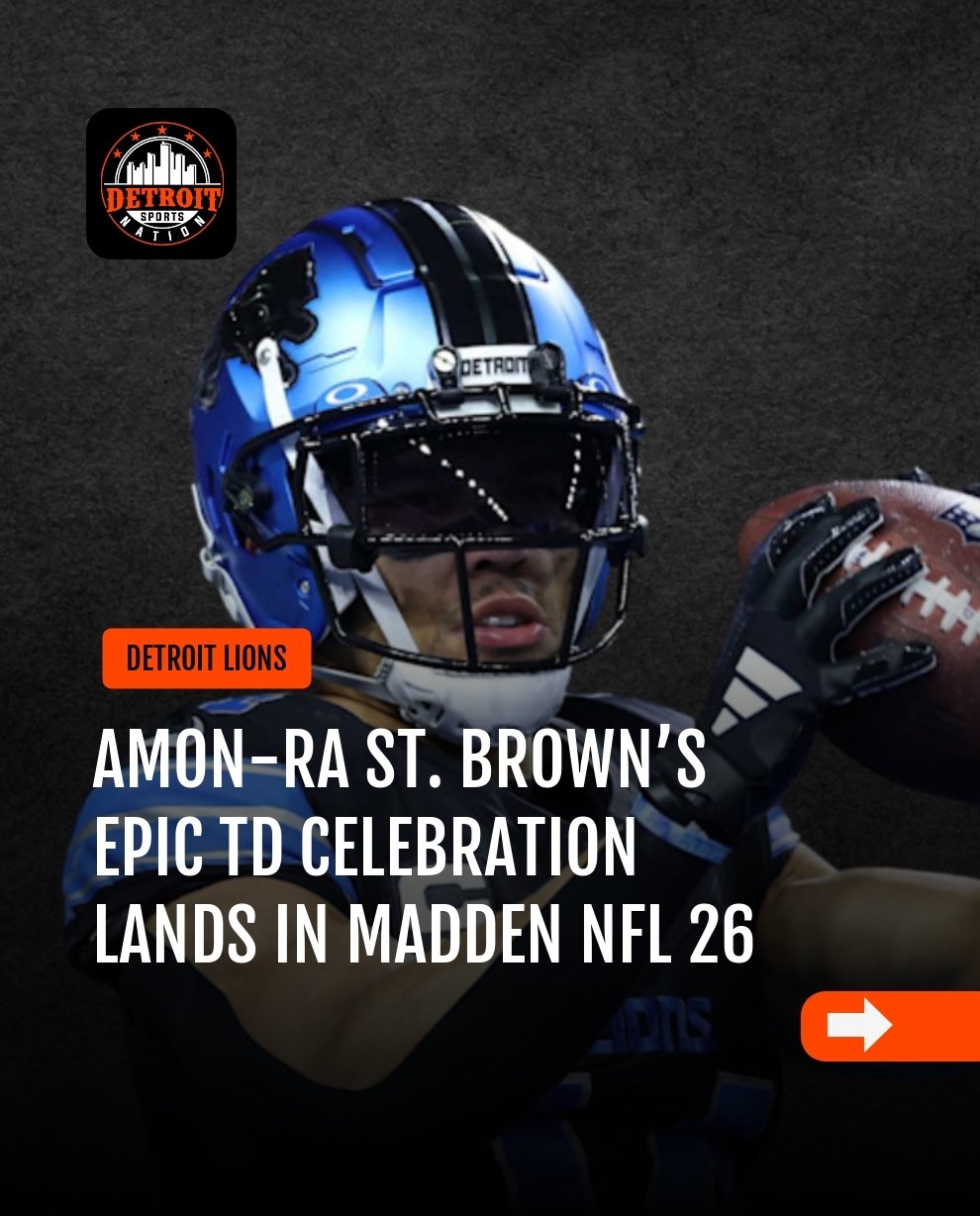 Amon-Ra St. Brown’s Epic TD Celebration Lands in Madden NFL 26 ...