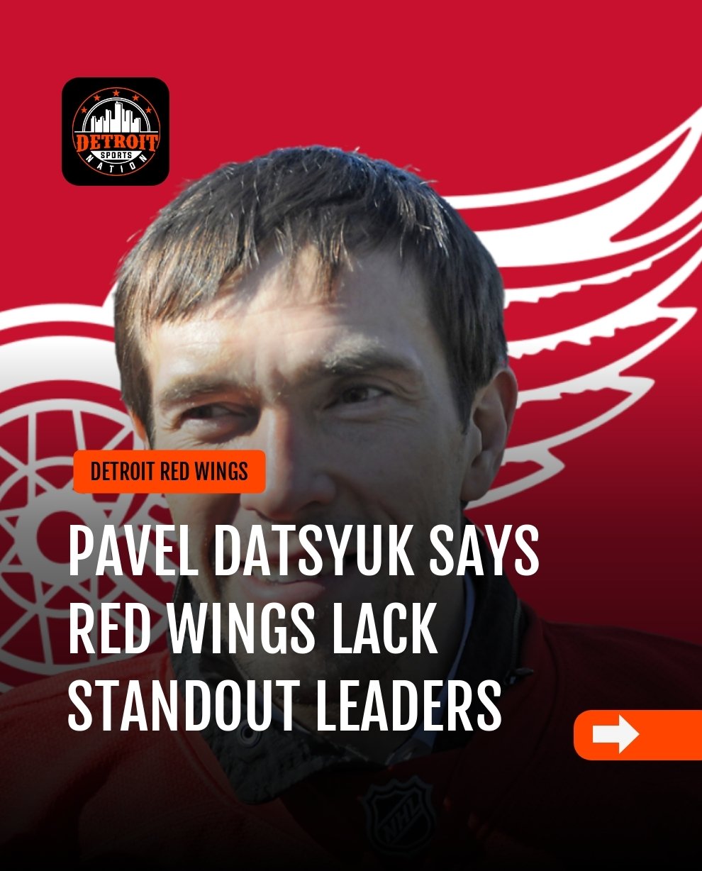 Pavel Datsyuk Says Red Wings Lack Standout Leaders - Detroit Sports Nation