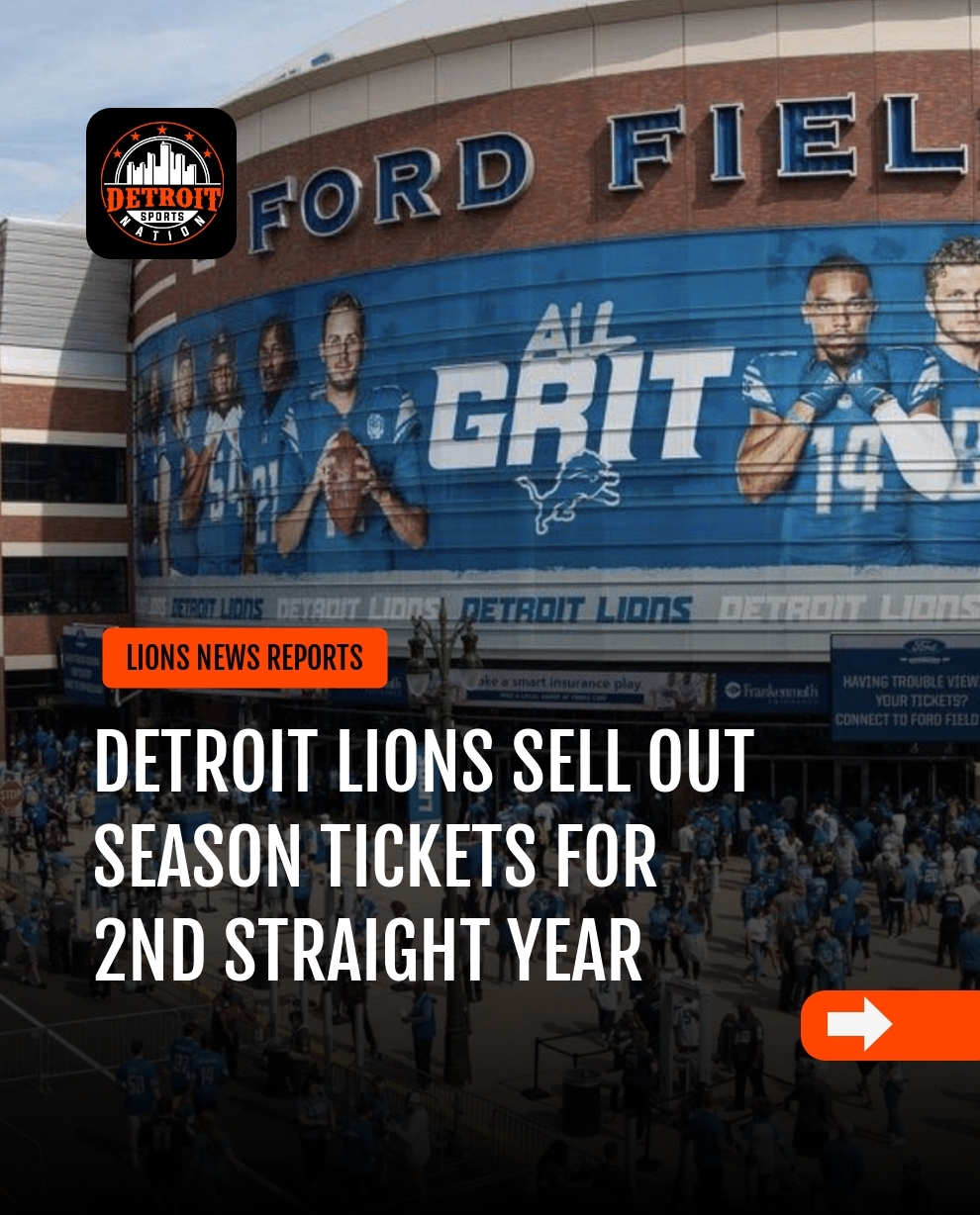 Detroit Lions Sell Out Season Tickets For 2nd Straight Year - Detroit ...