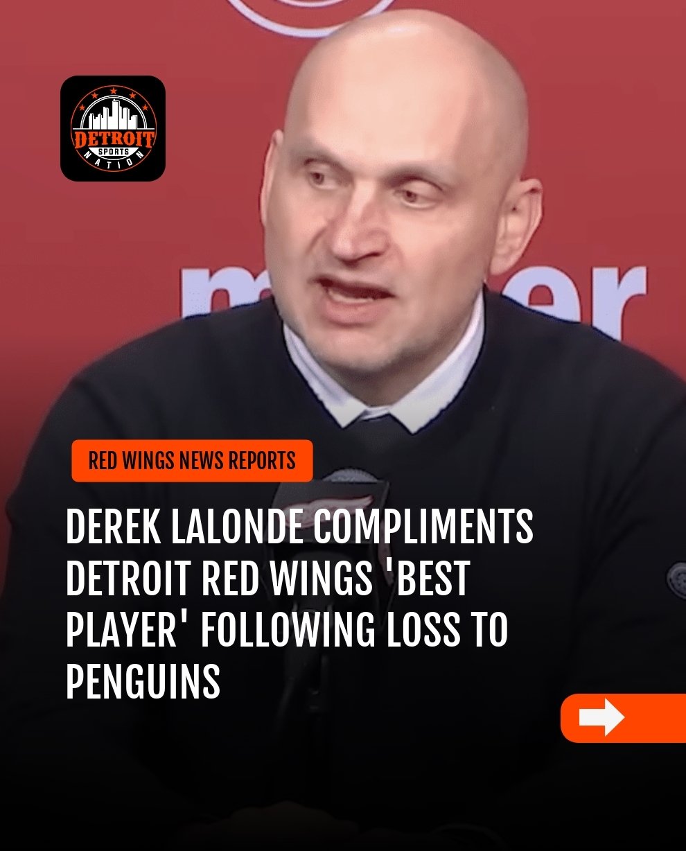 Derek Lalonde Compliments Detroit Red Wings 'Best Player' Following ...
