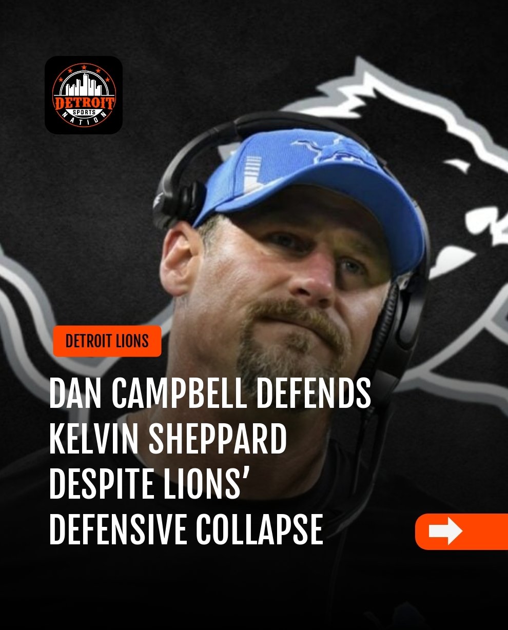 Dan Campbell Defends Kelvin Sheppard Despite Lions’ Defensive Collapse ...