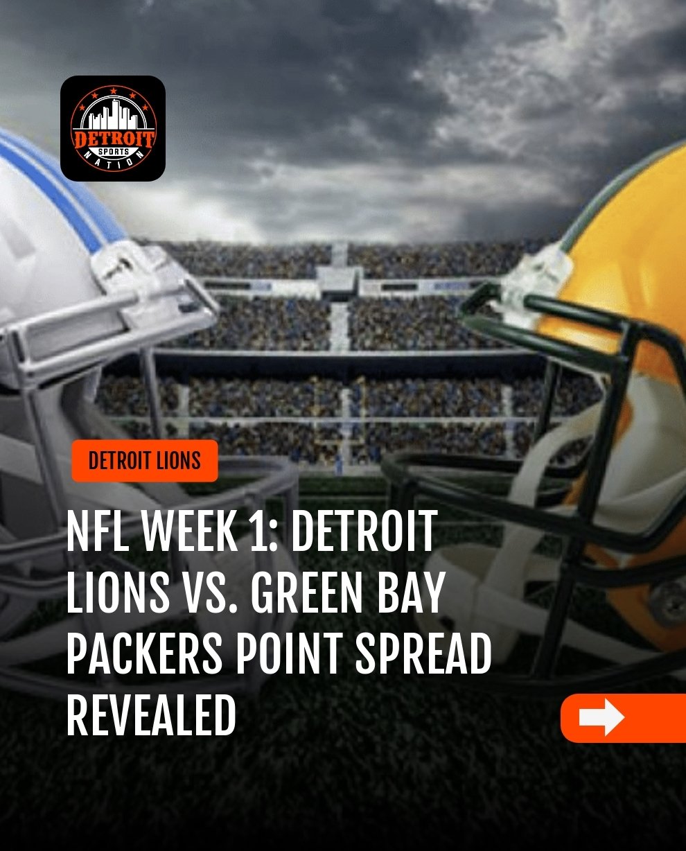 NFL Week 1: Detroit Lions vs. Green Bay Packers Point Spread Revealed ...