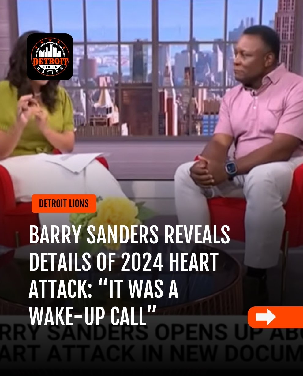 Barry Sanders Shares His 2024 Heart Attack Story: “I Was Just Blown Away”