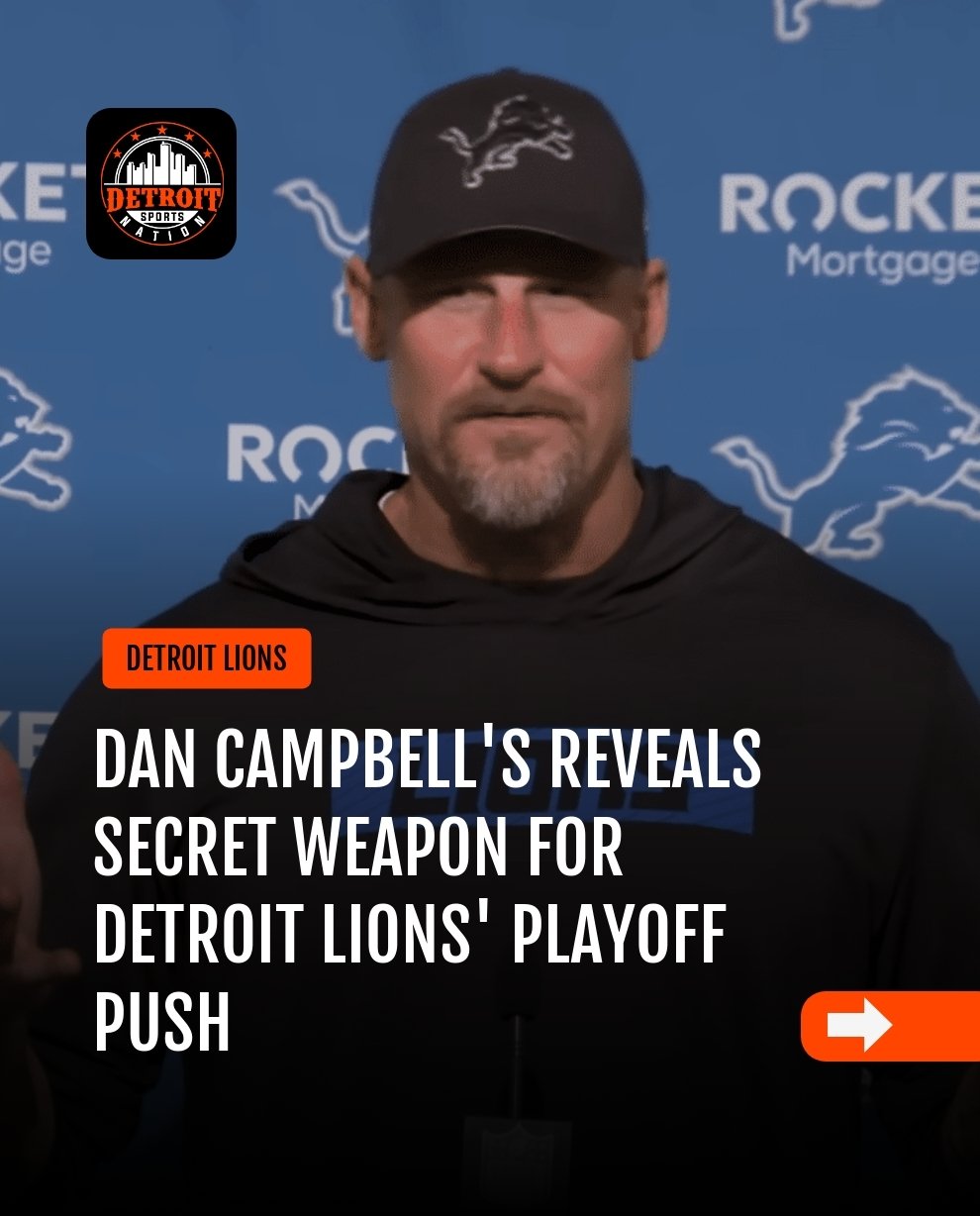 Dan Campbell's Reveals Secret Weapon for Detroit Lions' Playoff Push ...