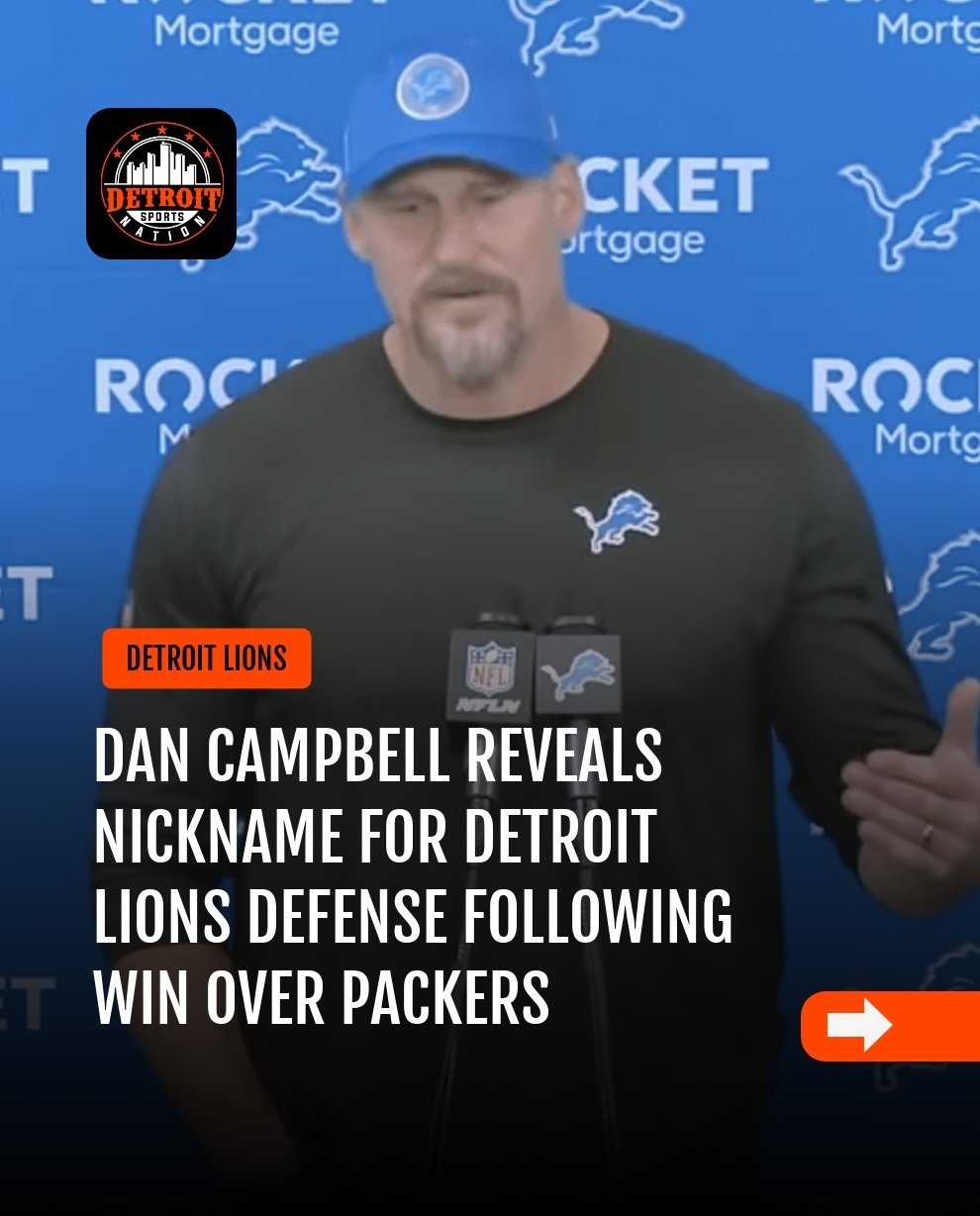 Dan Campbell Reveals Nickname for Detroit Lions Defense Following Win ...
