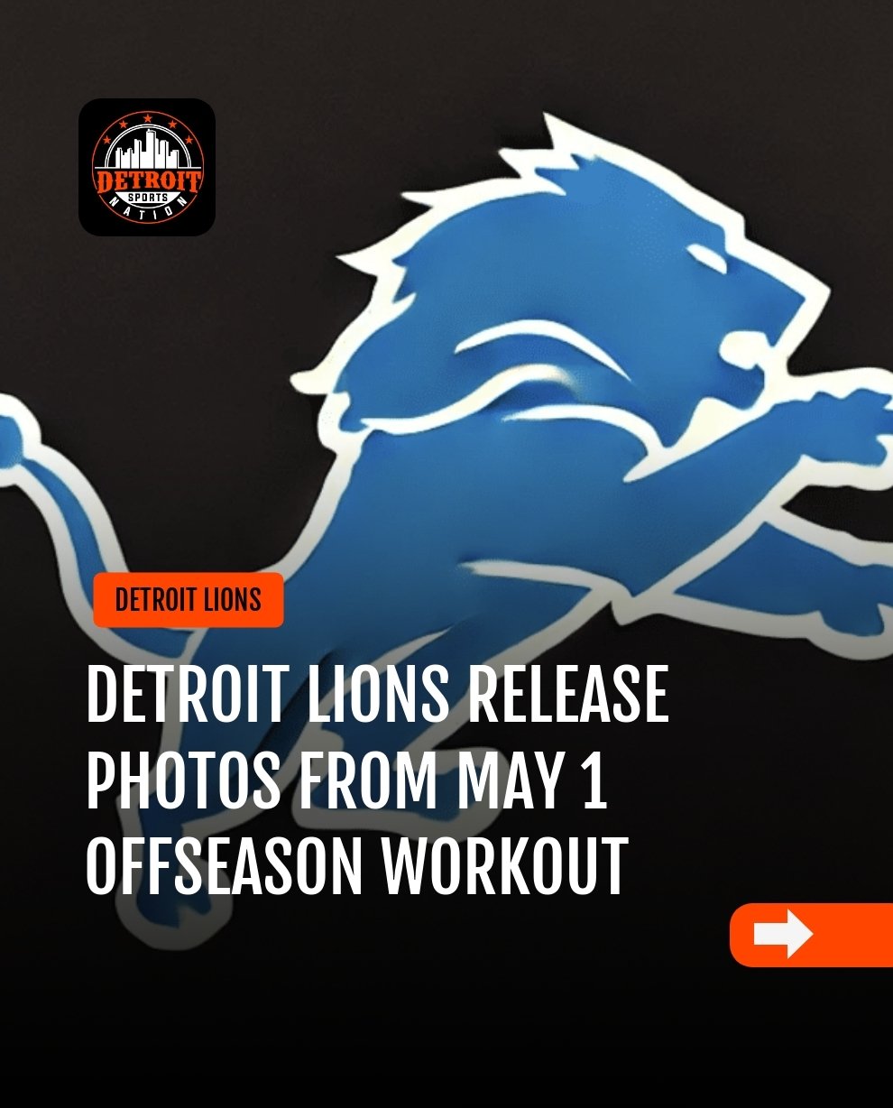 Detroit Lions Release Photos from May 1 Offseason Workout - Detroit ...