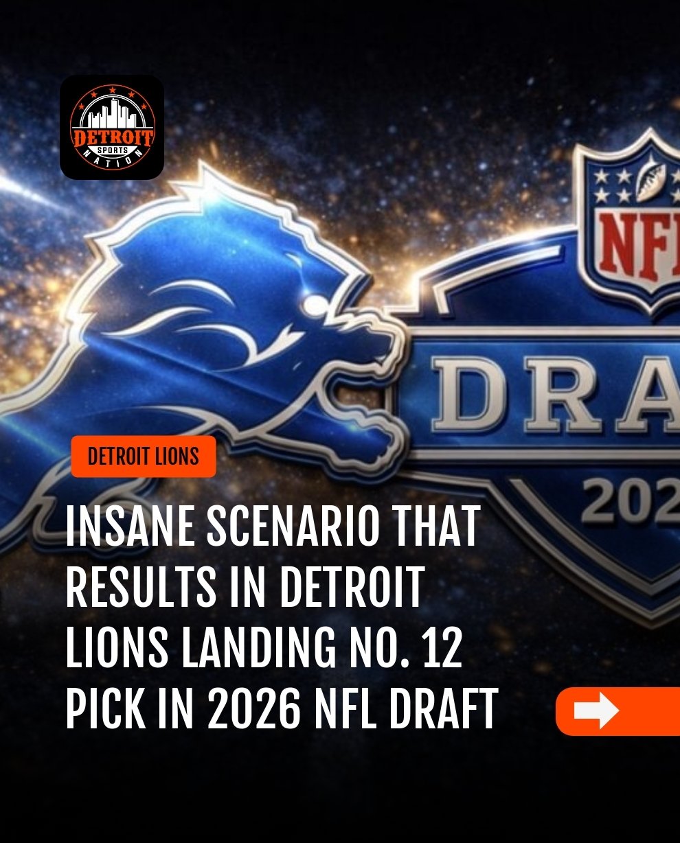 Insane Scenario that Results in Detroit Lions Landing No. 12 Pick in ...