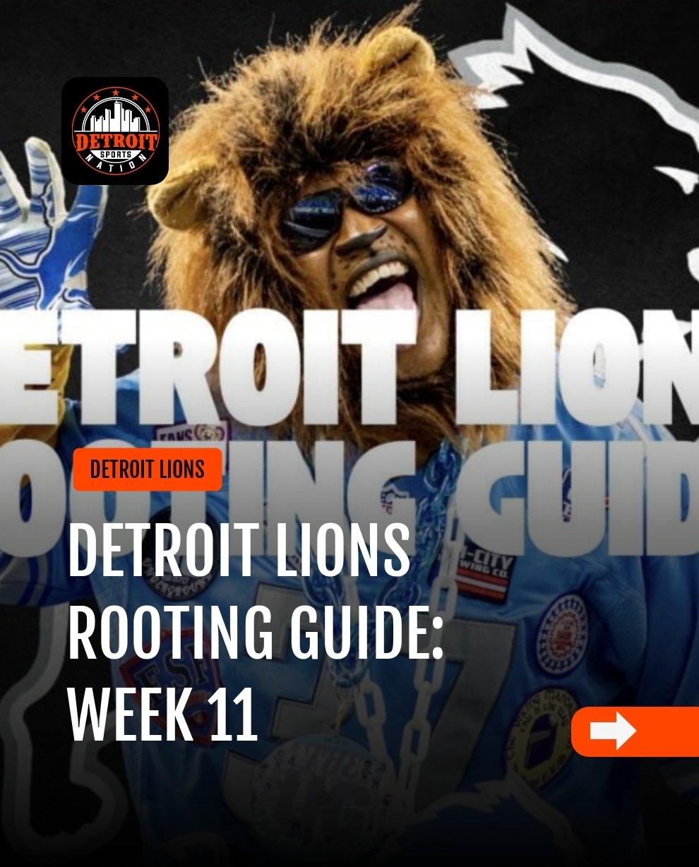 Detroit Lions Rooting Guide: Week 11 - Detroit Sports Nation