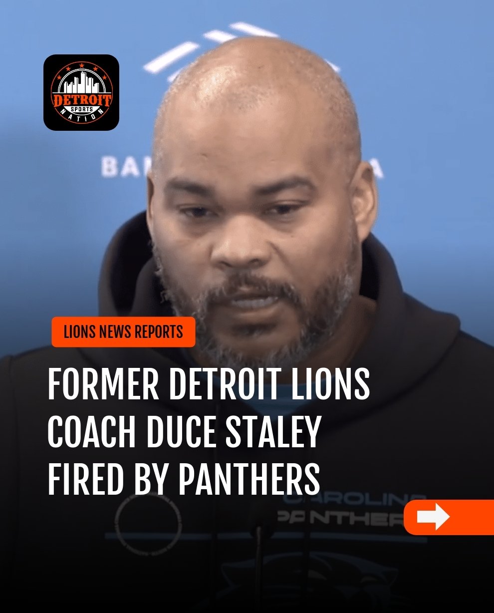 Former Detroit Lions coach Duce Staley fired by Panthers - Detroit ...