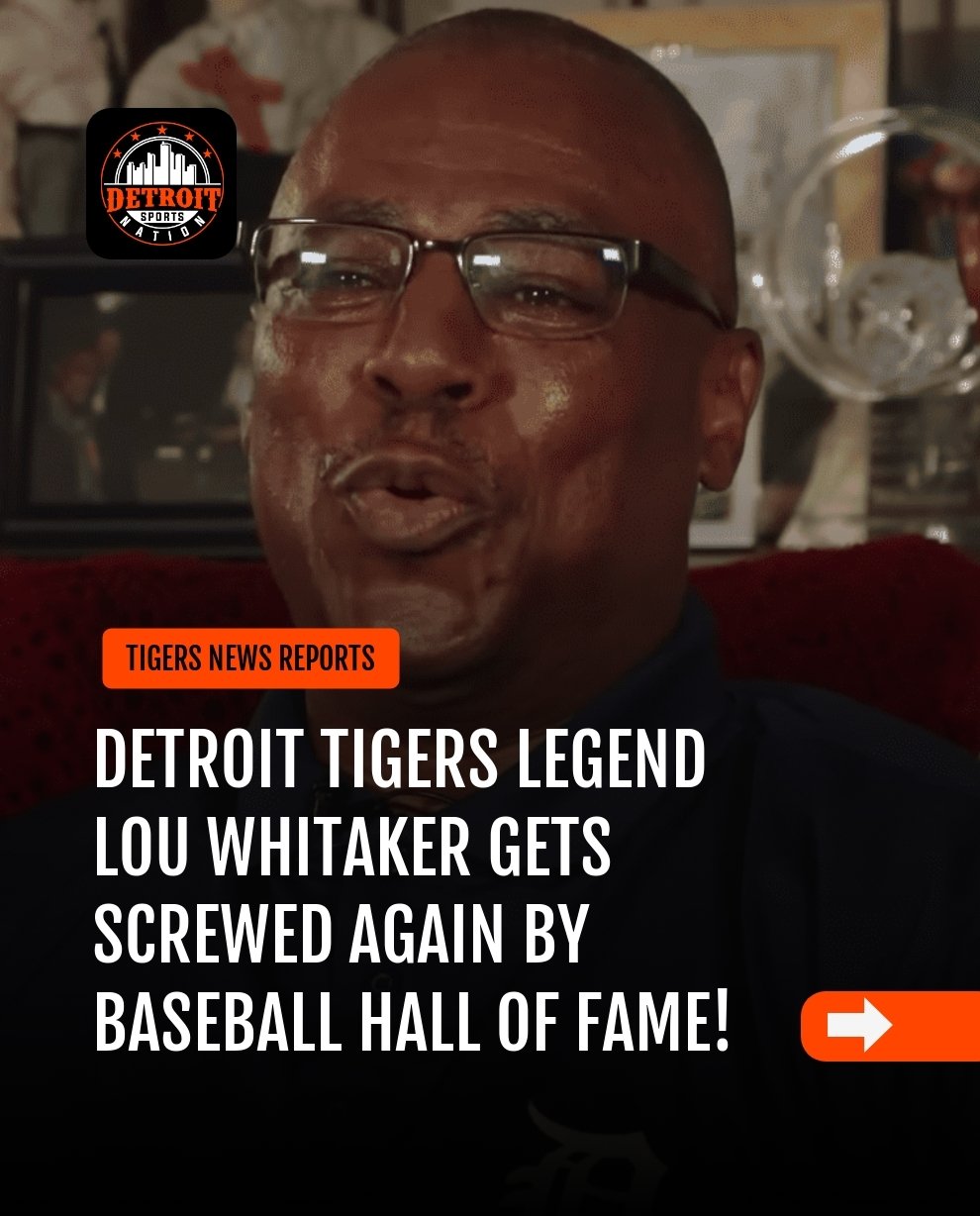 Detroit Tigers legend Lou Whitaker gets screwed AGAIN by Baseball Hall ...