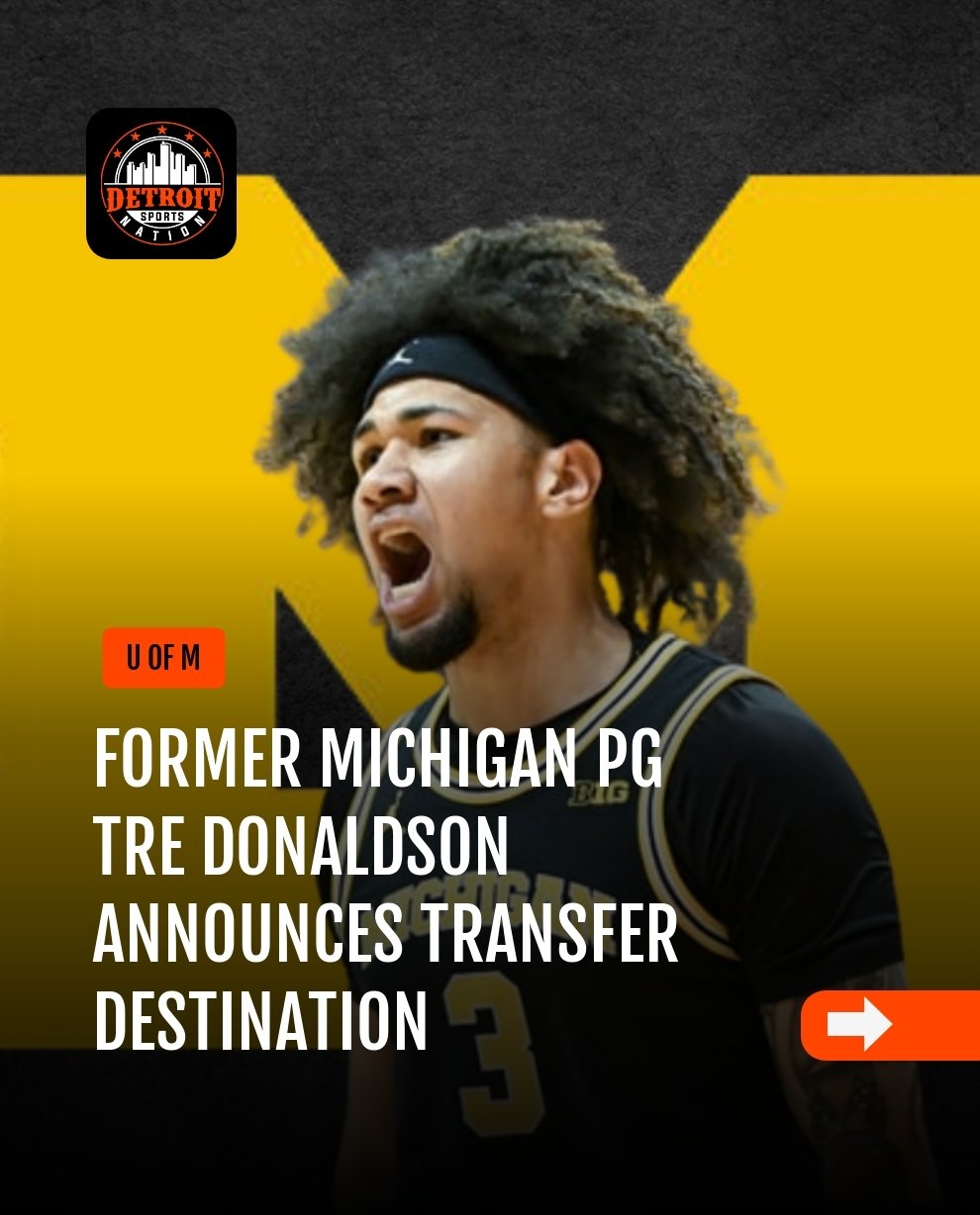 Former Michigan PG Tre Donaldson Announces Transfer Destination ...