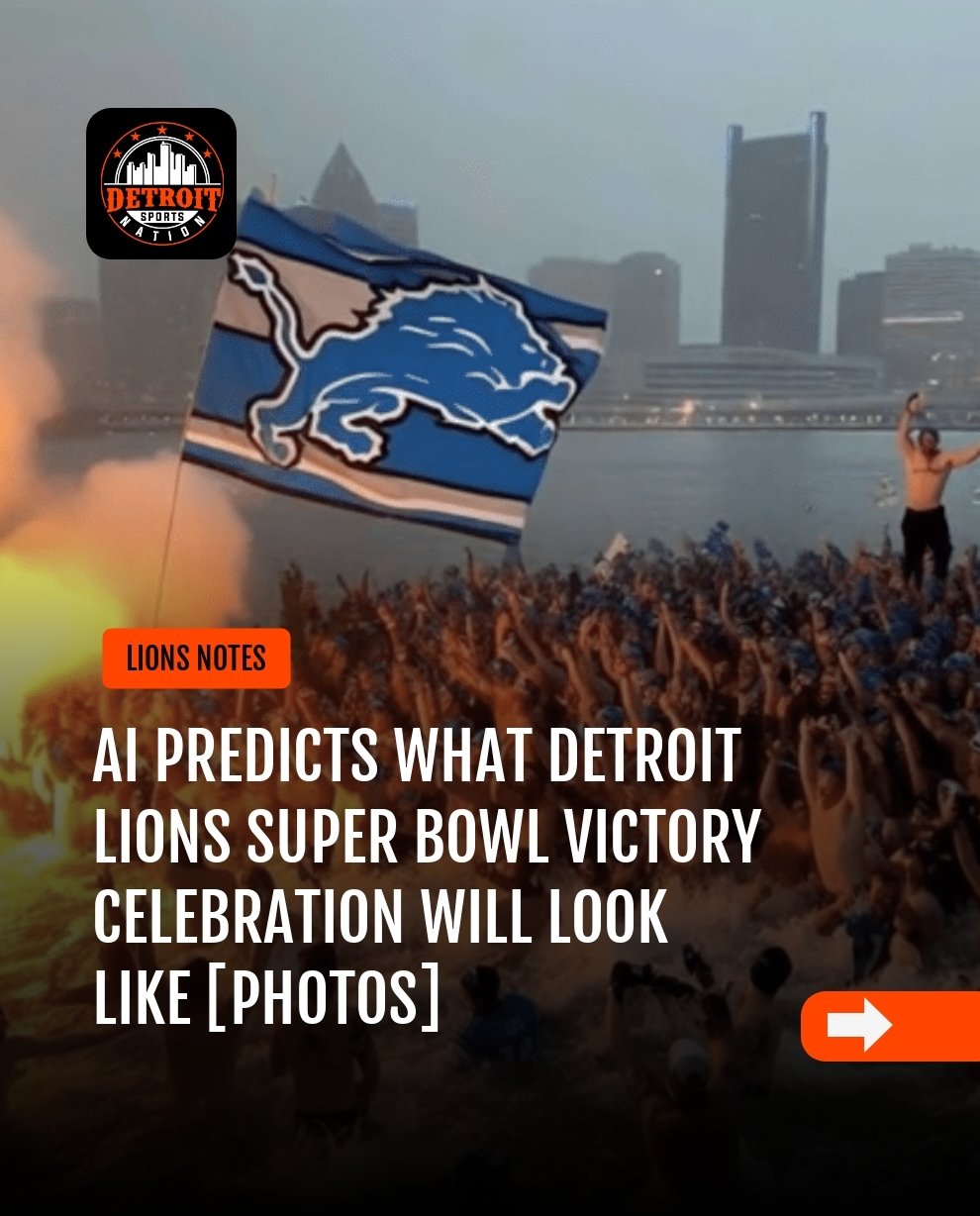AI Predicts What Detroit Lions Super Bowl Victory Celebration Will Look ...