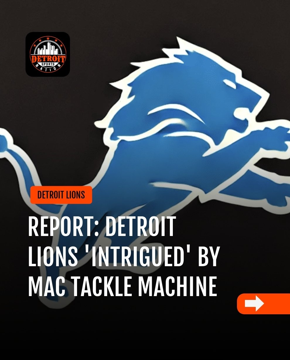 Report: Detroit Lions 'Intrigued' By MAC Tackle Machine - Detroit ...