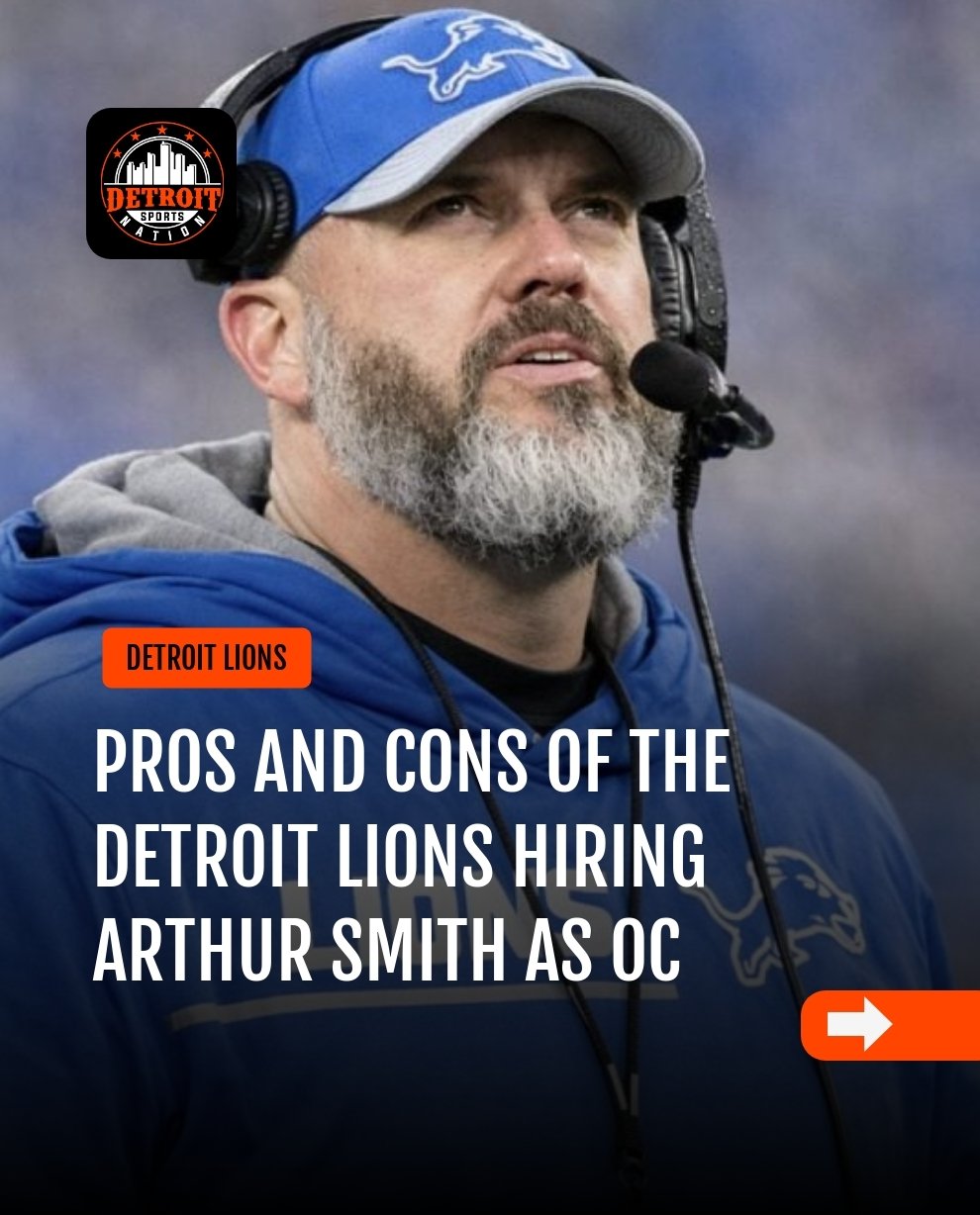 Pros and Cons of the Detroit Lions Hiring Arthur Smith as OC - Detroit ...