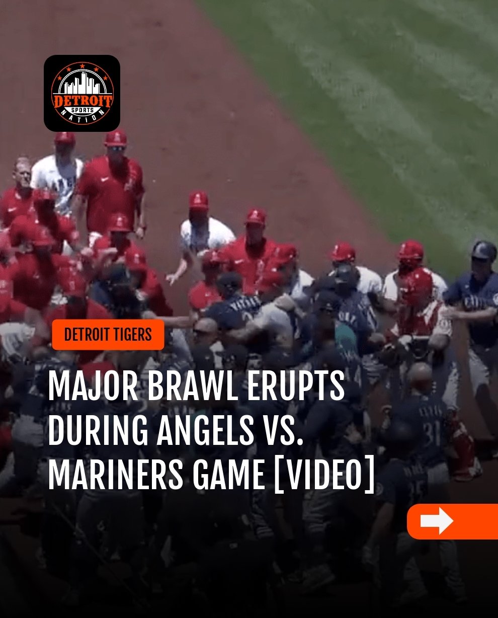 Major brawl erupts during Angels vs. Mariners game [Video] - Detroit ...