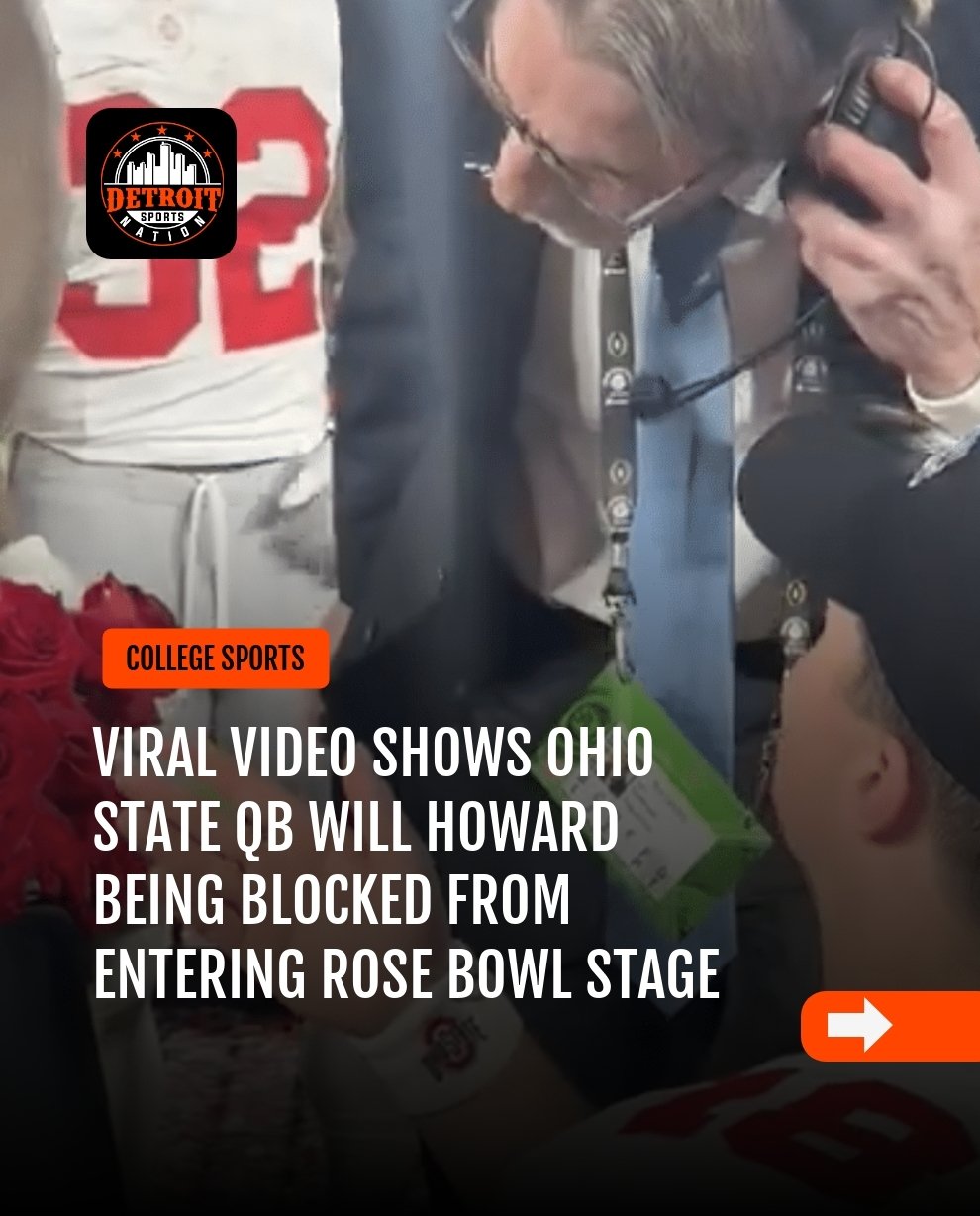 Viral Video Shows Ohio State QB Will Howard Being Blocked From Entering ...