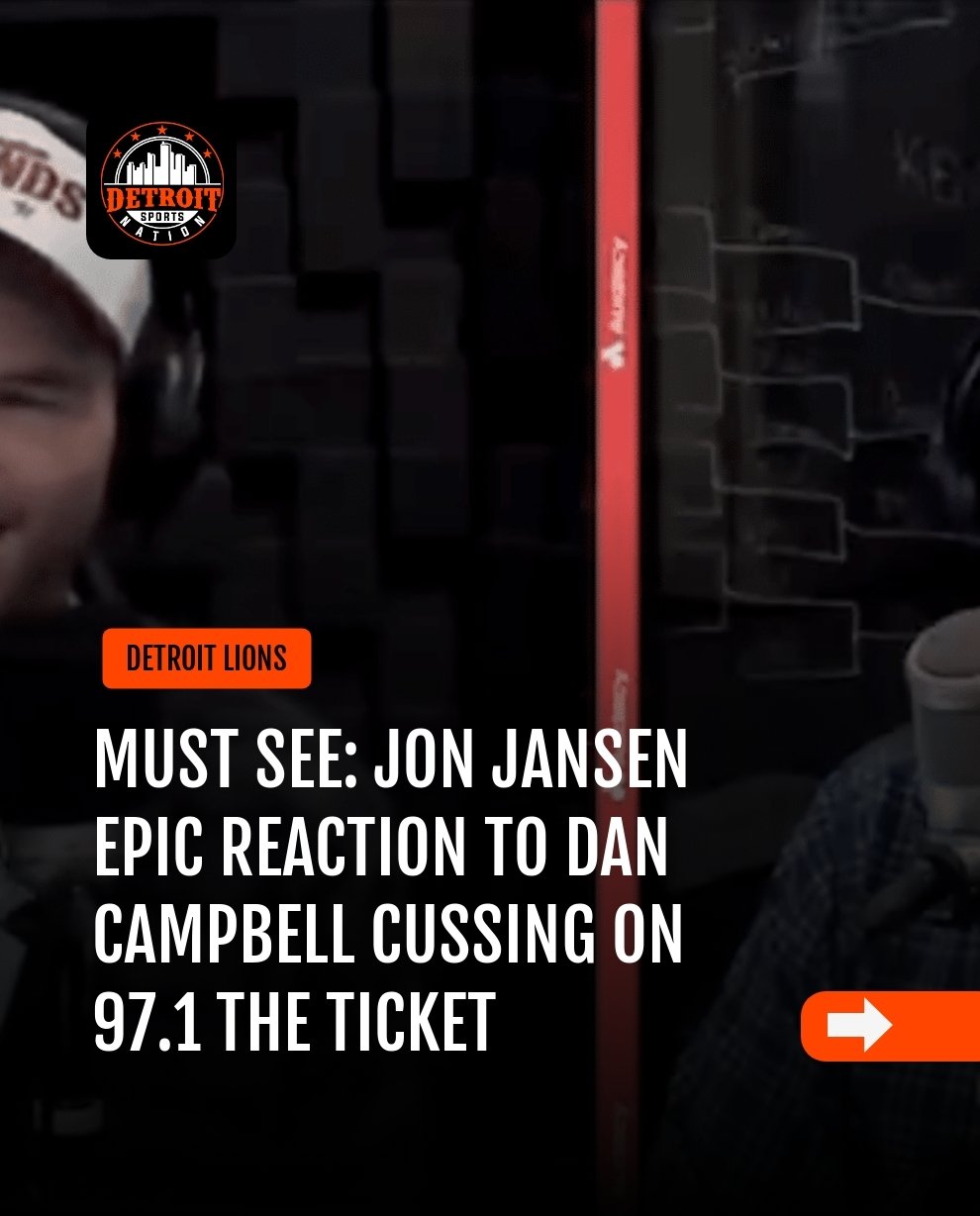 Must See: Jon Jansen Epic Reaction To Dan Campbell Cussing On 97.1 The ...
