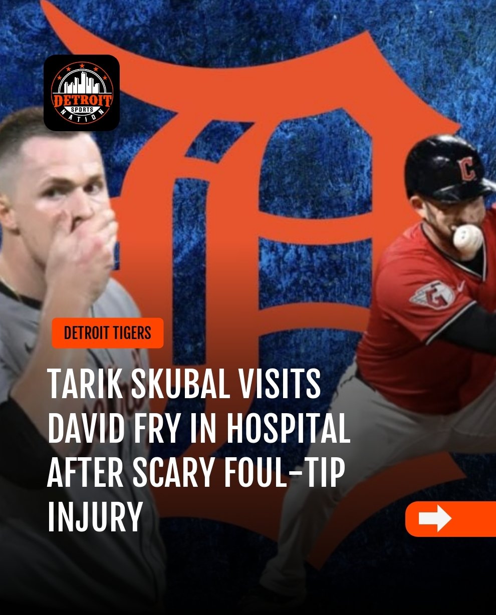 Tarik Skubal Visits David Fry in Hospital After Scary Foul-Tip Injury - Detroit Sports Nation