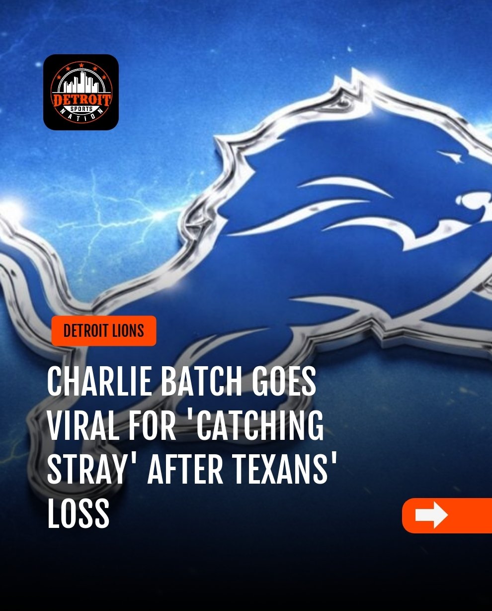 Charlie Batch Goes Viral For 'Catching Stray' After Texans' Loss ...
