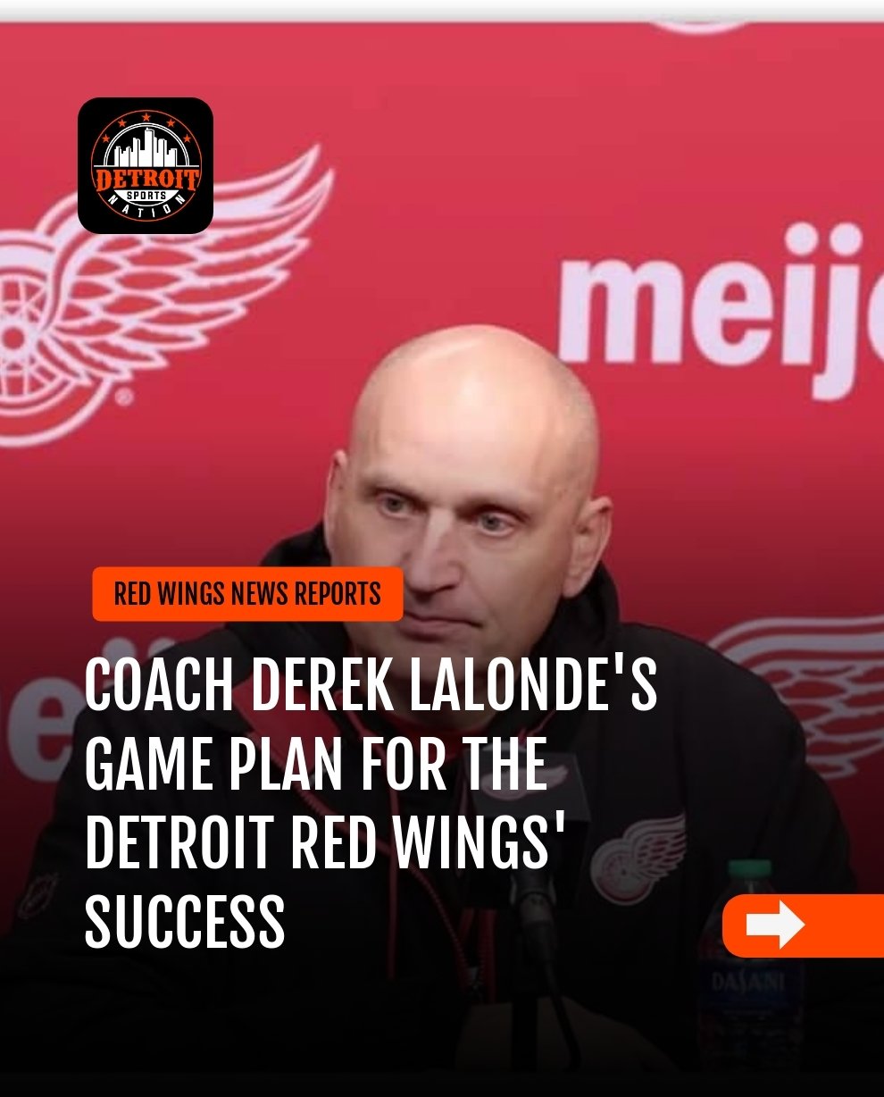 Coach Derek Lalonde's Game Plan for the Detroit Red Wings' Success ...