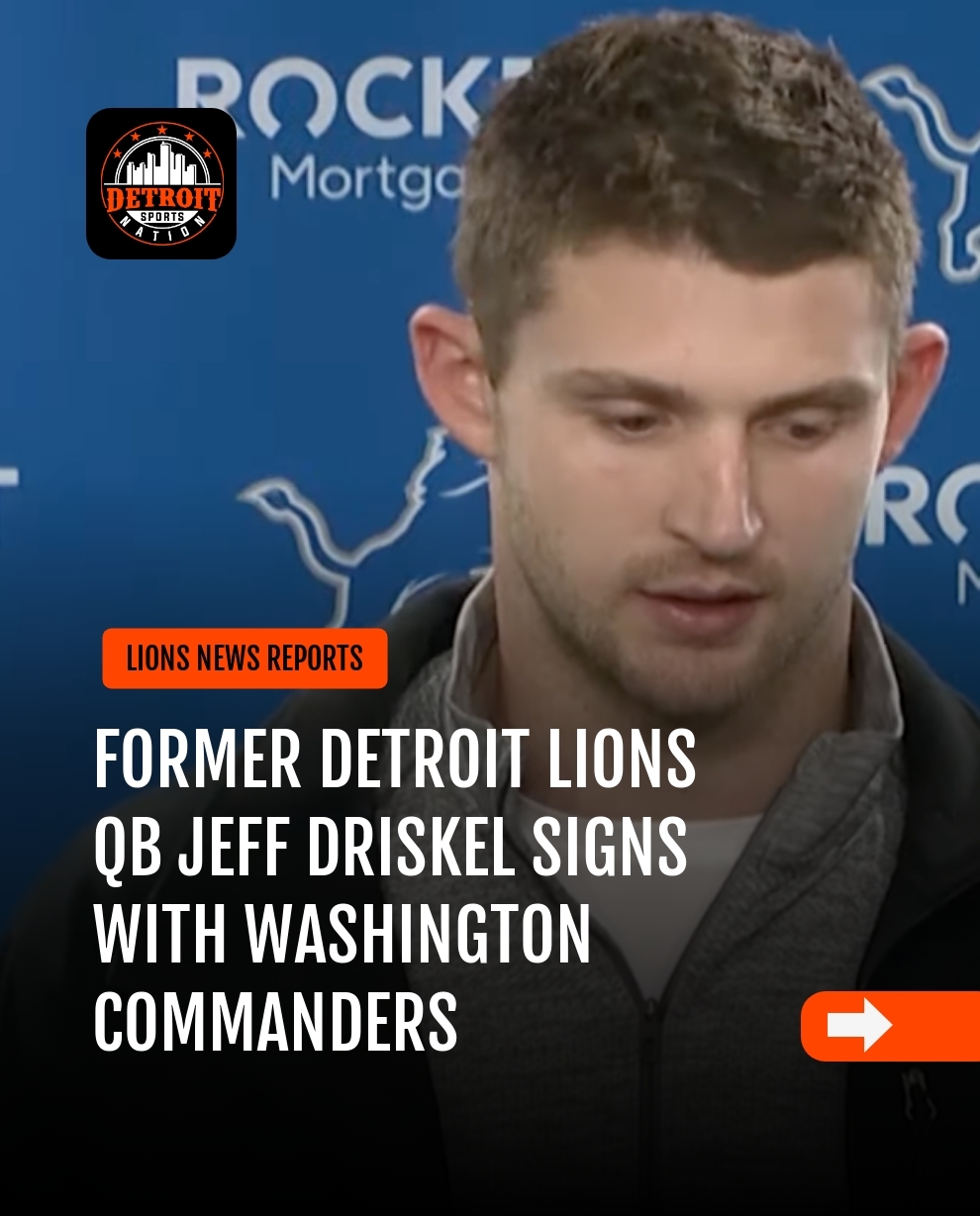 Former Detroit Lions QB Jeff Driskel signs with Washington Commanders ...