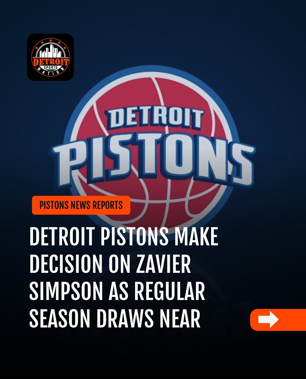 Detroit Pistons make decision on Zavier Simpson as regular season draws ...