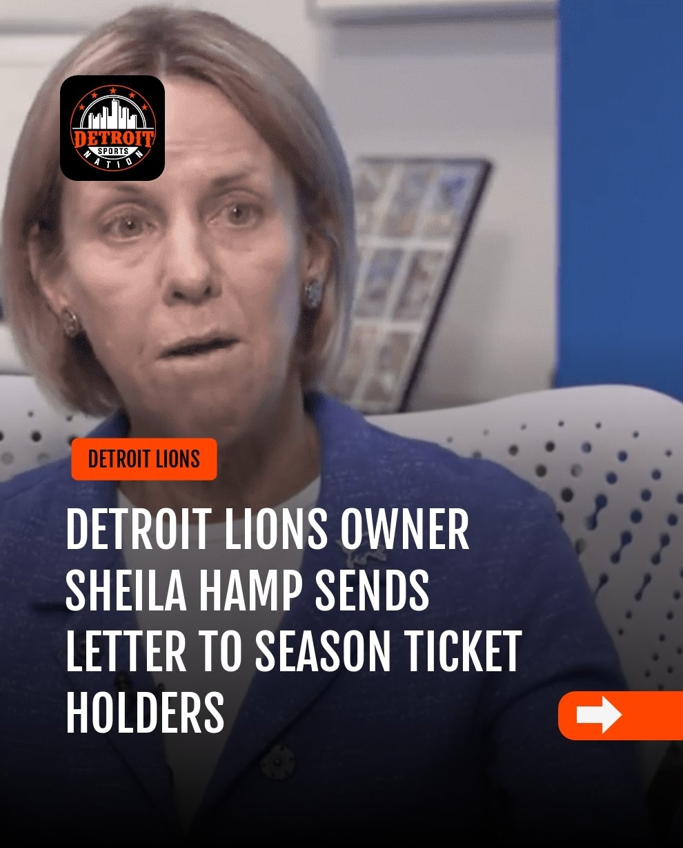 Detroit Lions Owner Sheila Hamp Sends Letter to Season Ticket Holders ...