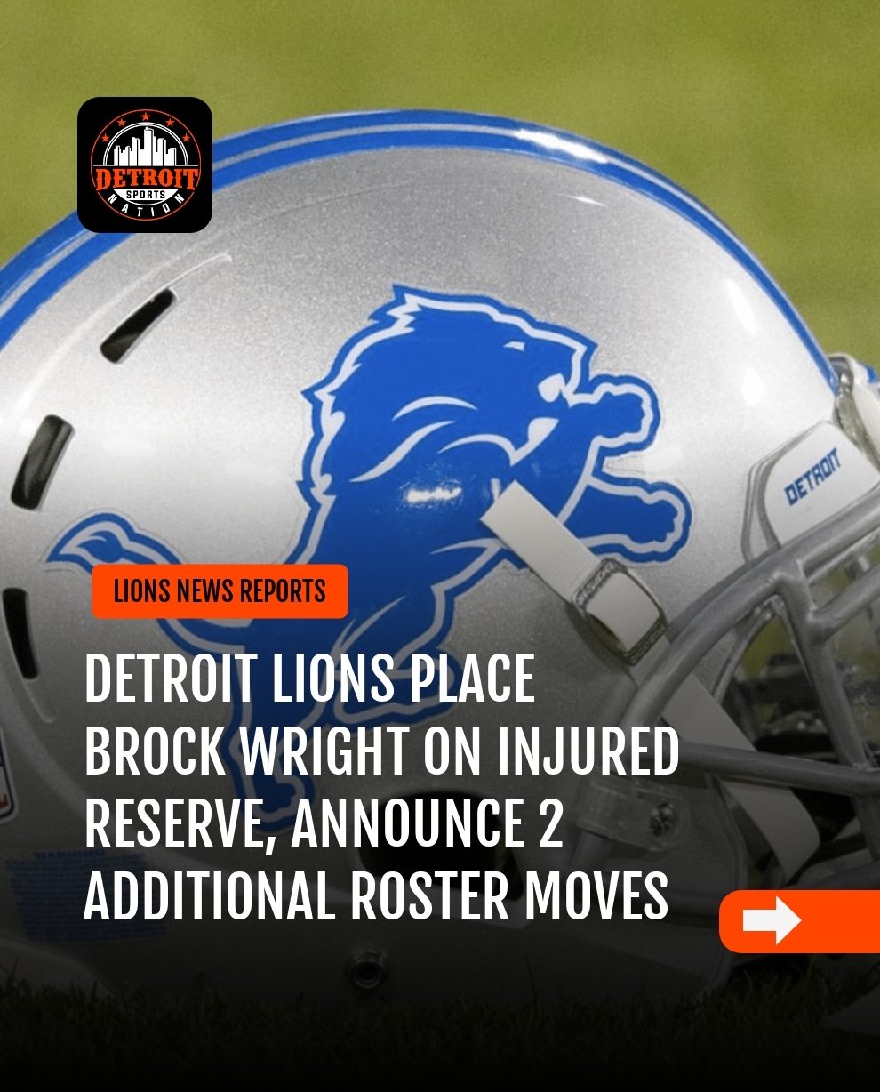 Detroit Lions Place Brock Wright on Injured Reserve, Announce 2 ...