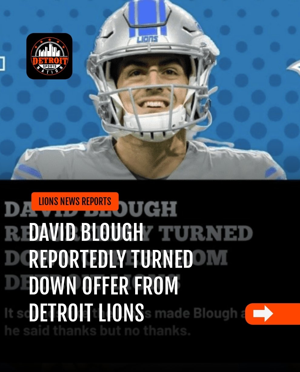 David Blough reportedly turned down offer from Detroit Lions - Detroit ...