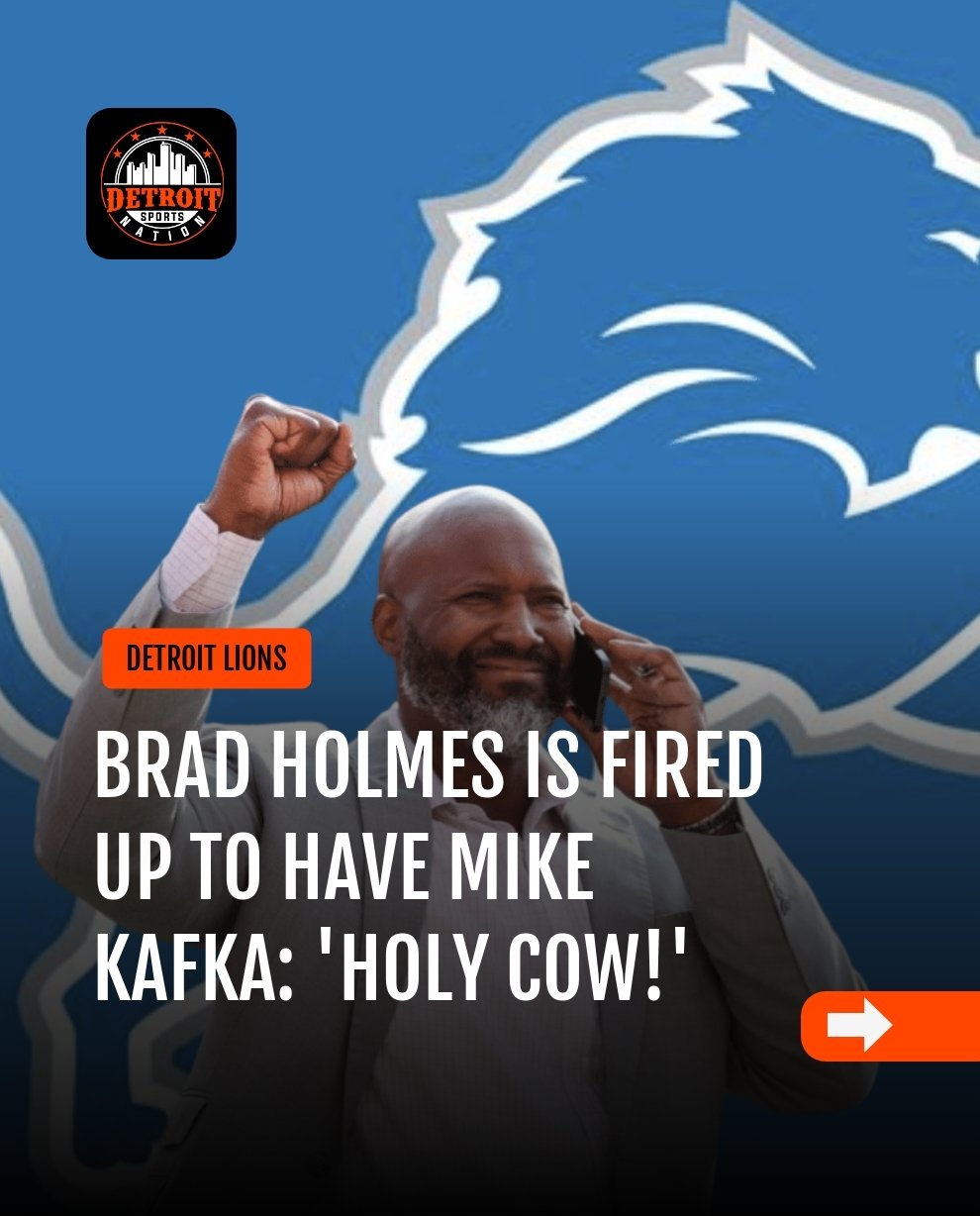 Brad Holmes is Fired Up to Have Mike Kafka: 'Holy Cow!' - Detroit ...