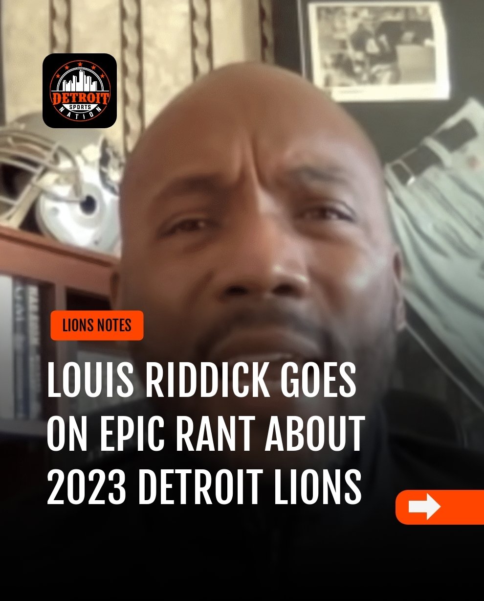Louis Riddick goes on EPIC rant about 2023 Detroit Lions - Detroit ...