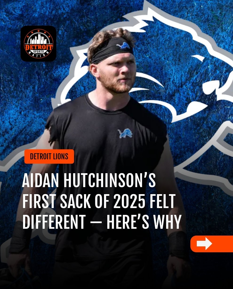 Aidan Hutchinson’s First Sack of 2025 Felt Different — Here’s Why ...